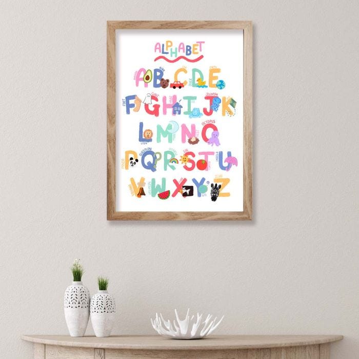 Colour Alphabet Art Print Victoria | Snappy Snaps