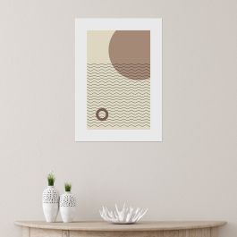 Brown Abstract Shapes Art Print - No.2 King's Lynn | Snappy Snaps