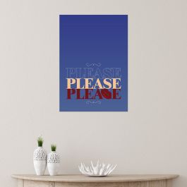 "Please Please Please" Song Art Print Hammersmith | Snappy Snaps