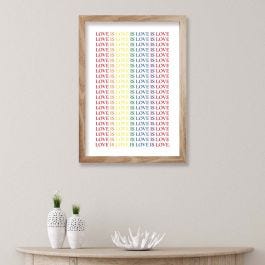 "Love is Love" Art Print Norwich | Snappy Snaps