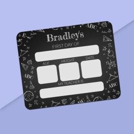 Chalkboard First Day of School Whiteboard Marylebone | Snappy Snaps