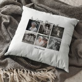 In Loving Memory Collage Cushion Hammersmith | Snappy Snaps