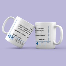 Prescription Label Mug Richmond | Snappy Snaps